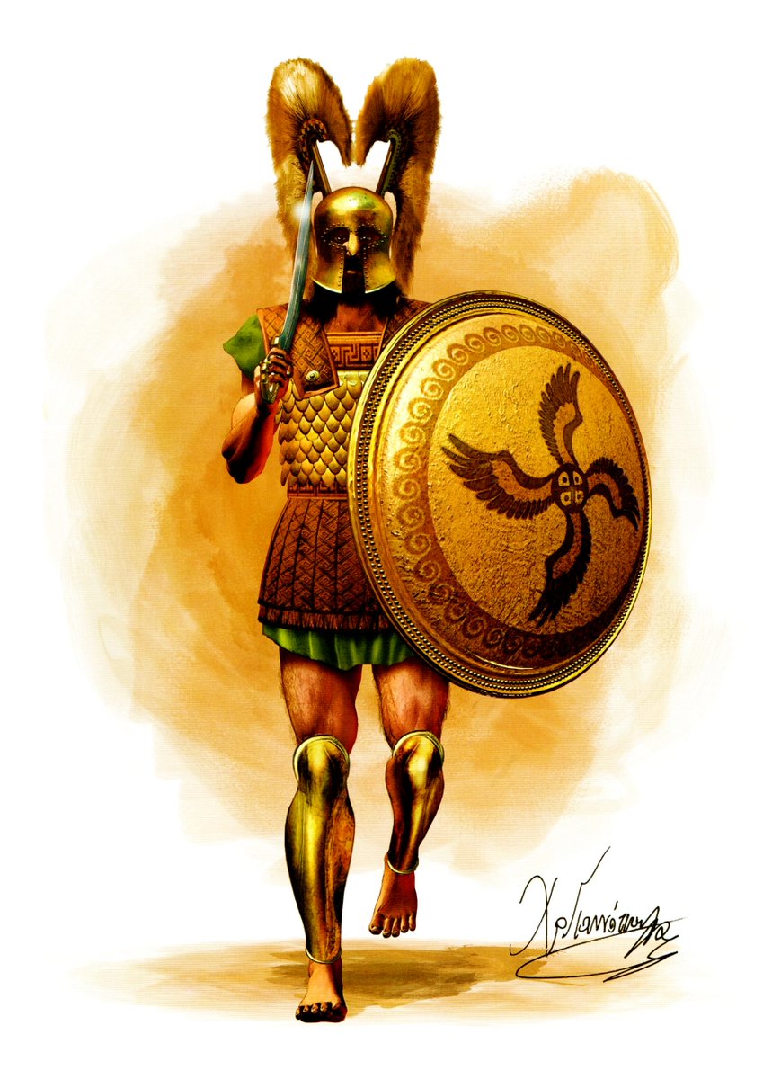 Thread by @CelestialSenti1, Ancient Greek Warriors.By Christos ...