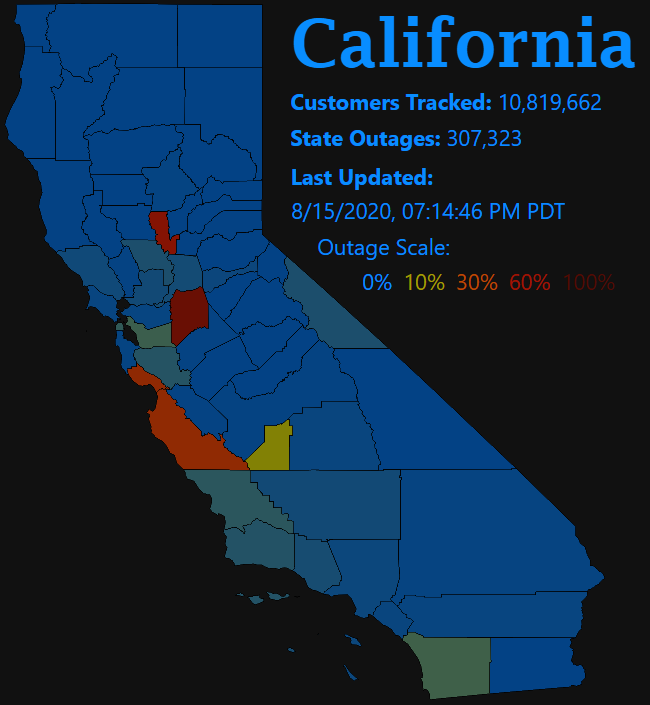 California Electric Grid Map