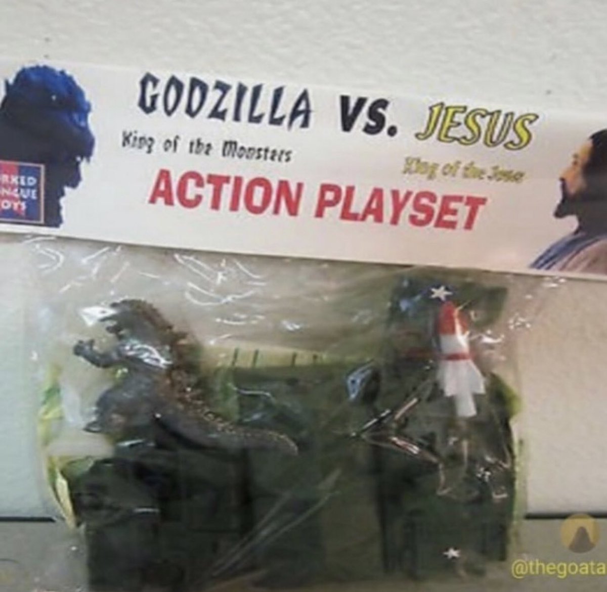 Jesus Vs Godzilla