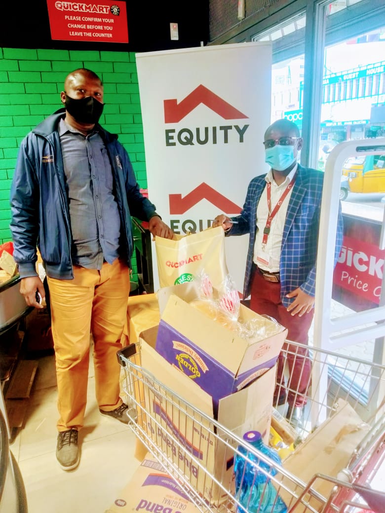 Equity Bank Kenya on Twitter: "Nelly Achieng Kirowo receives a hamper from Daniel Okiomeri ...