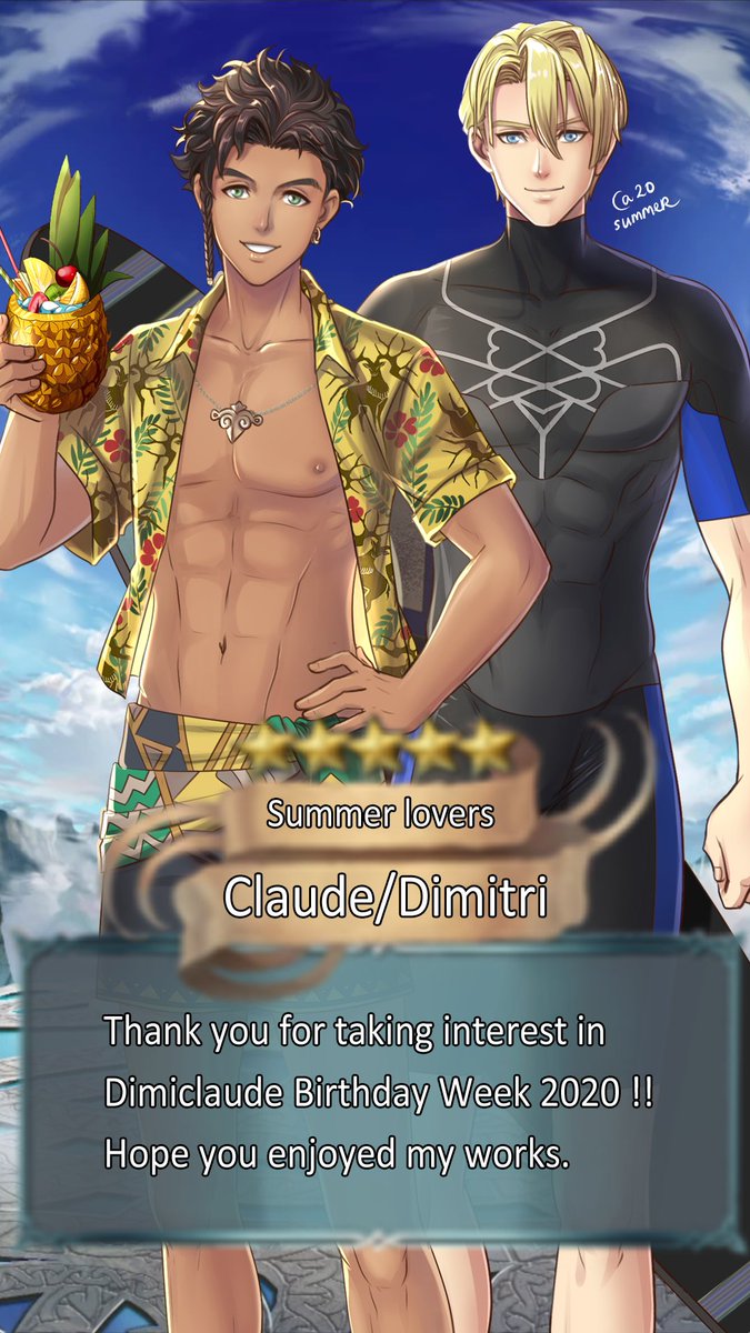 「Dimiclaude Birthday Week 2020 - Day 8. F」|Autumn Sacuraのイラスト