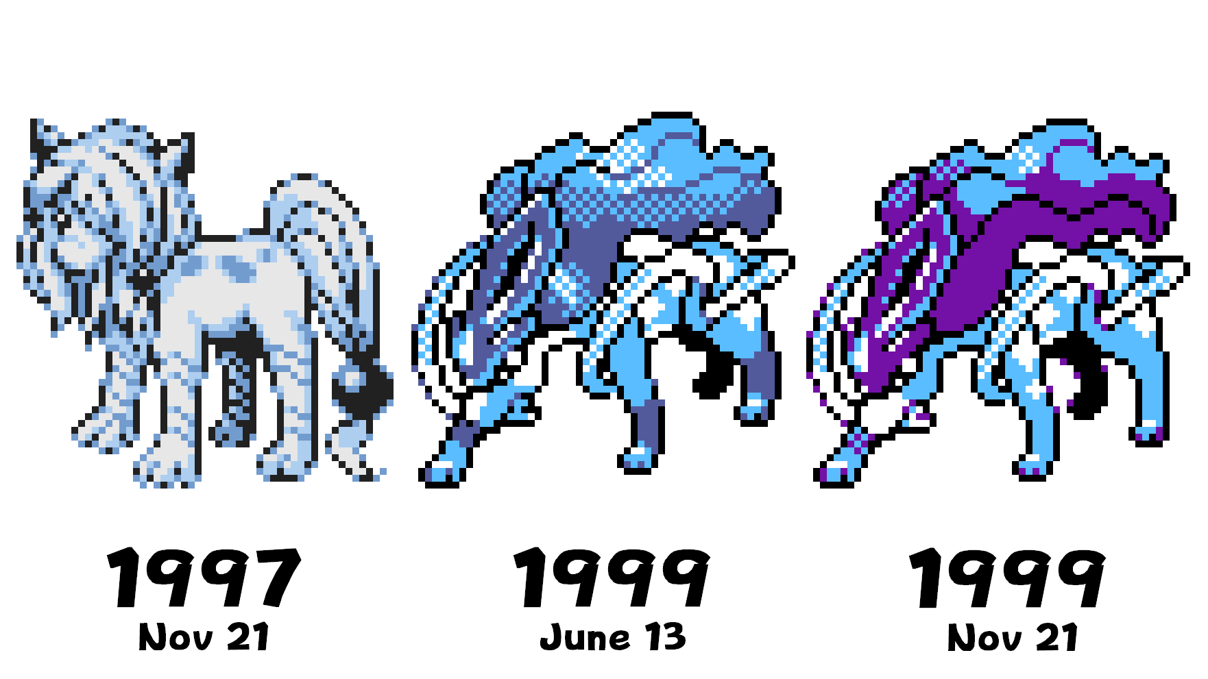 Suicune Sprite 8 Bit