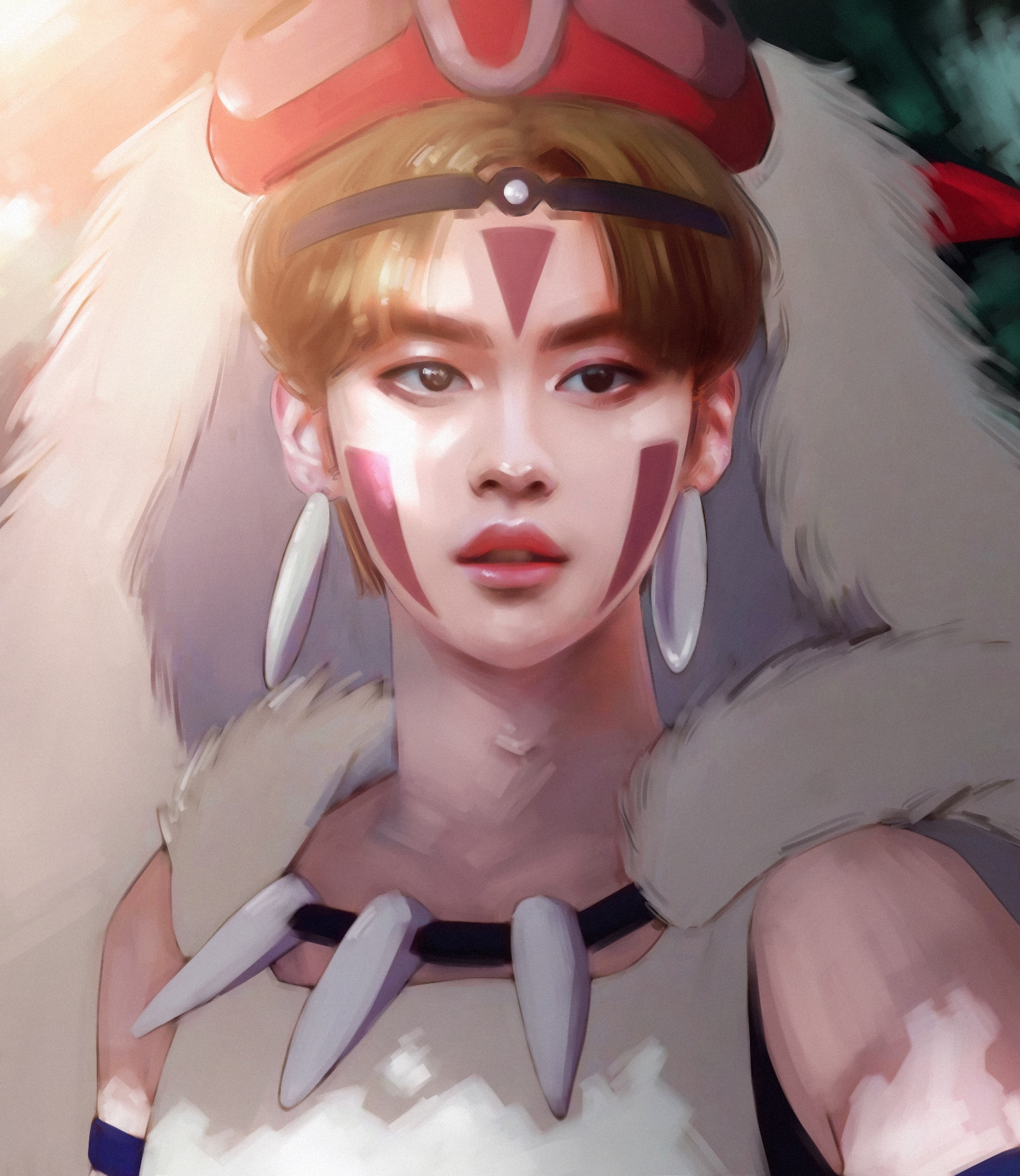 Princess Mononoke San Face