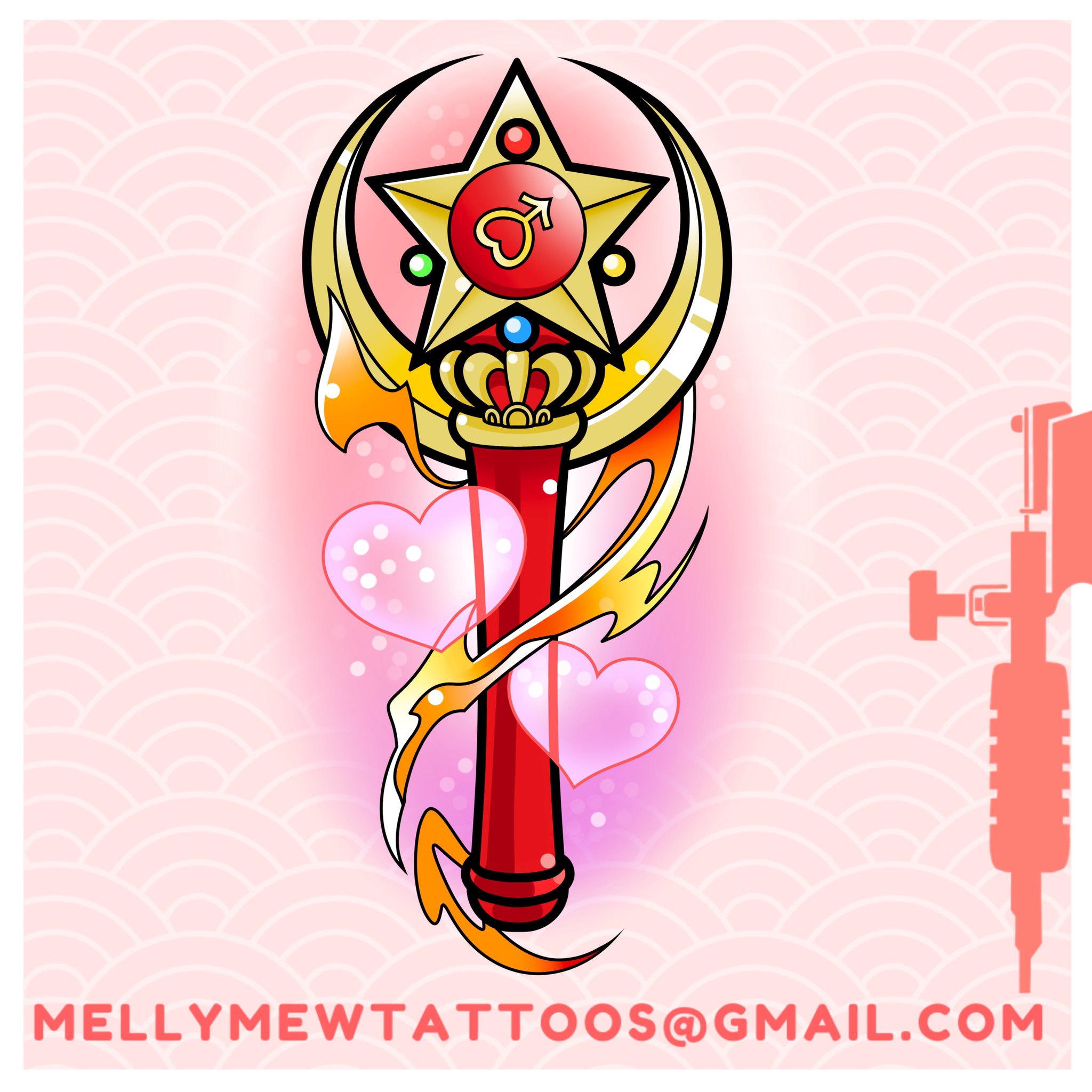 Sailor Mars Symbol OYSTERBOY Sailor Moon Guardian Characters Sailor