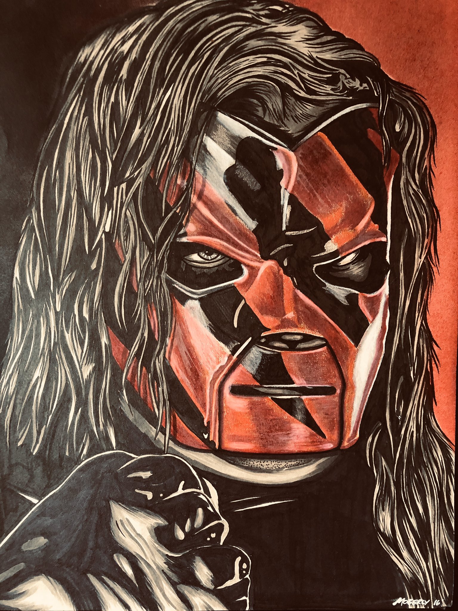 How To Draw Wwe Kane