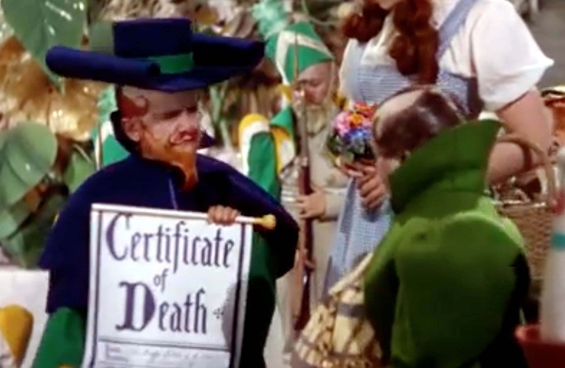 Wizard Of Oz Munchkin Death