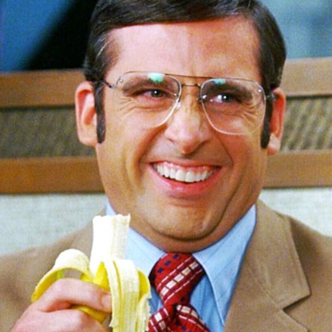 Steve Carell Eating A Banana