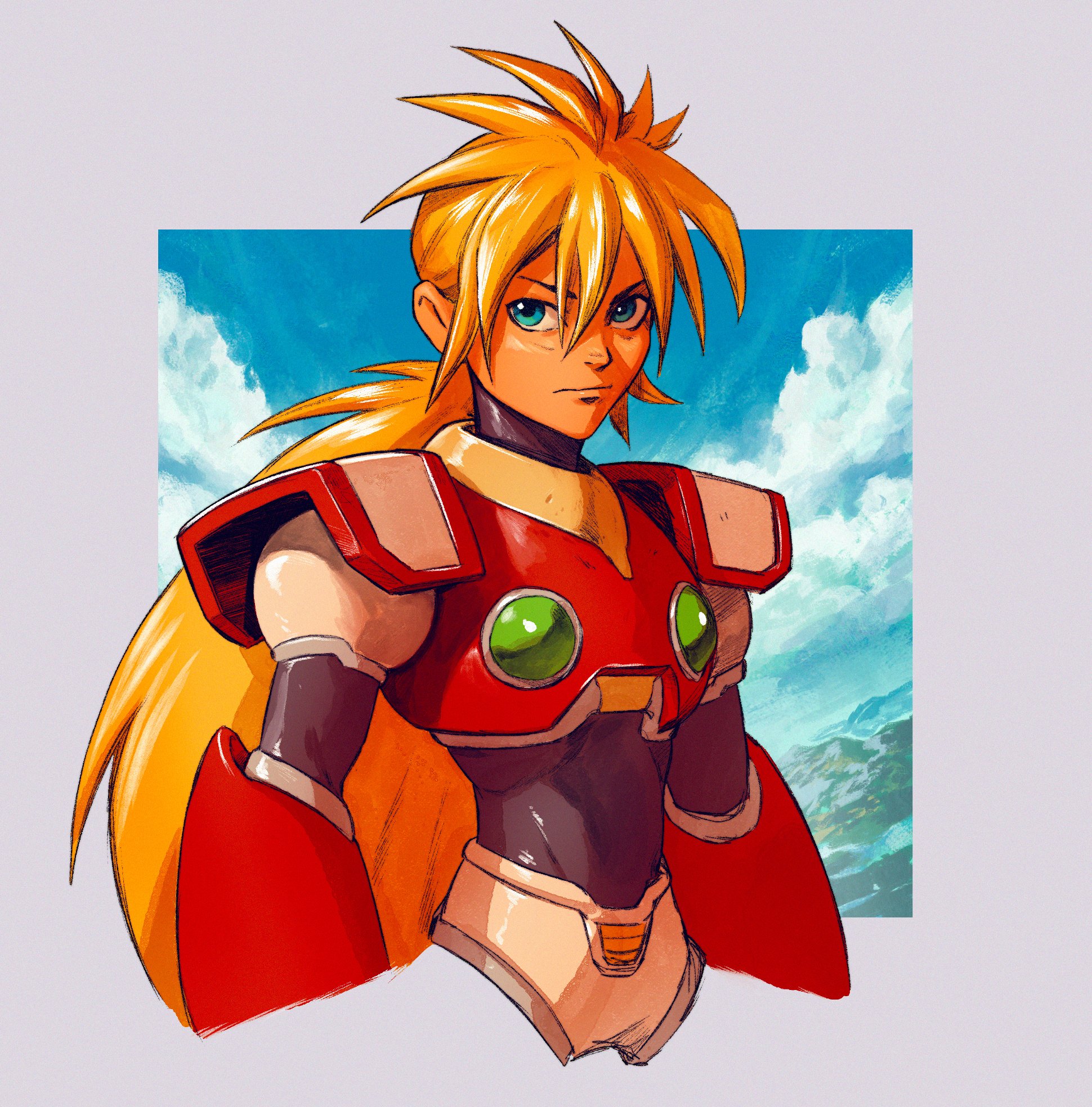 Zero Megaman X No Helmet