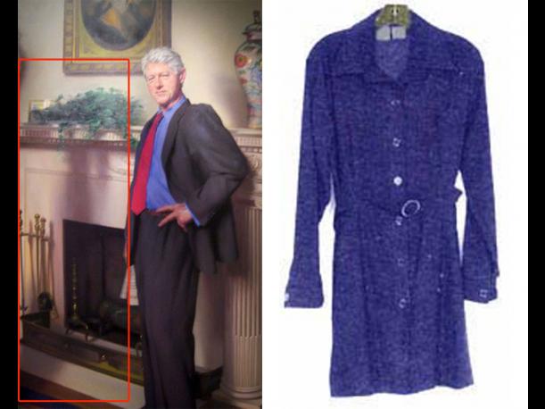 Monica Lewinsky Blue Dress