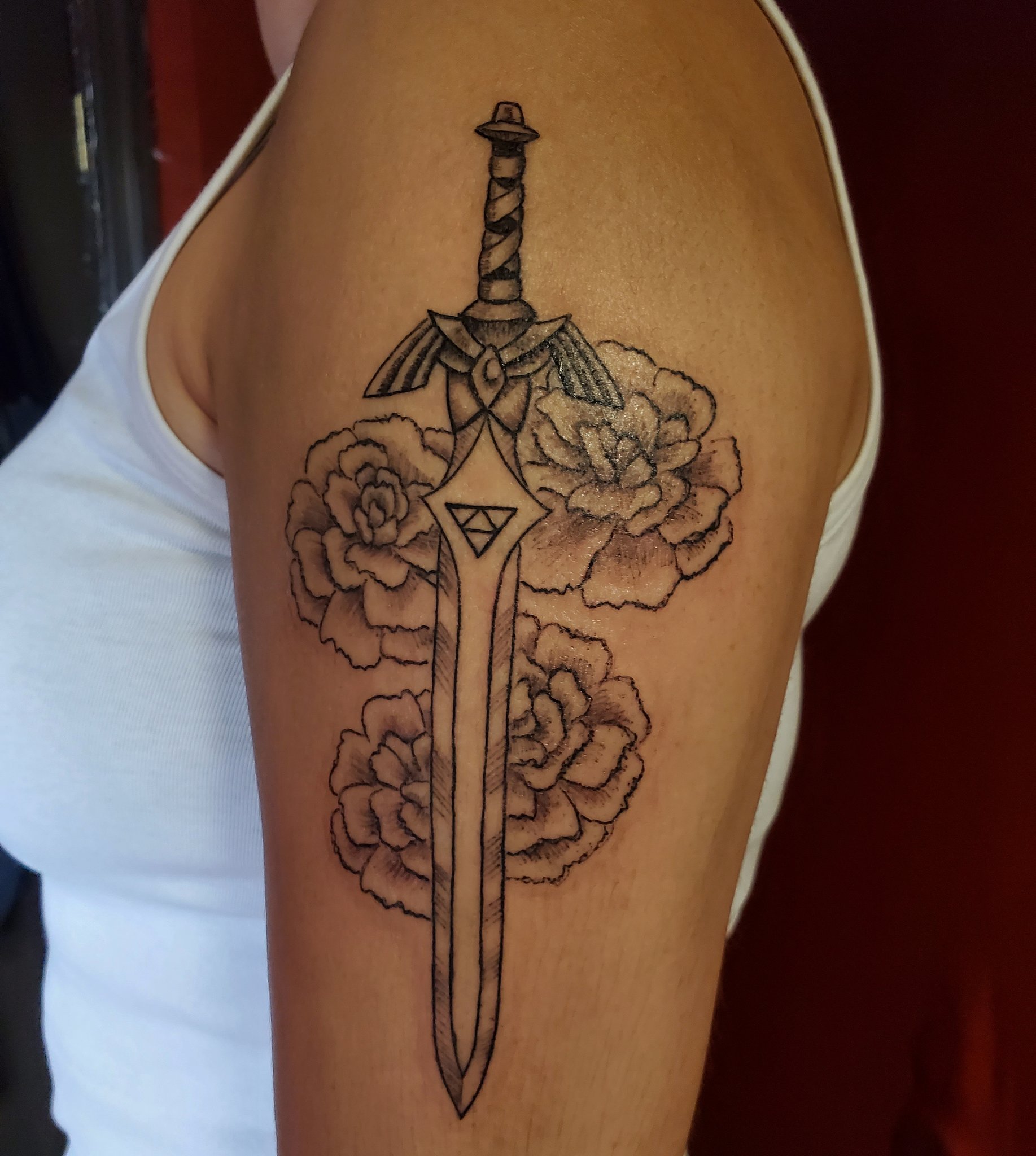 Ocarina Of Time Master Sword Tattoo