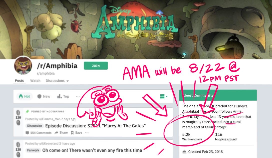 Matt Braly AMA this Saturday at 12pm PST! : r/amphibia