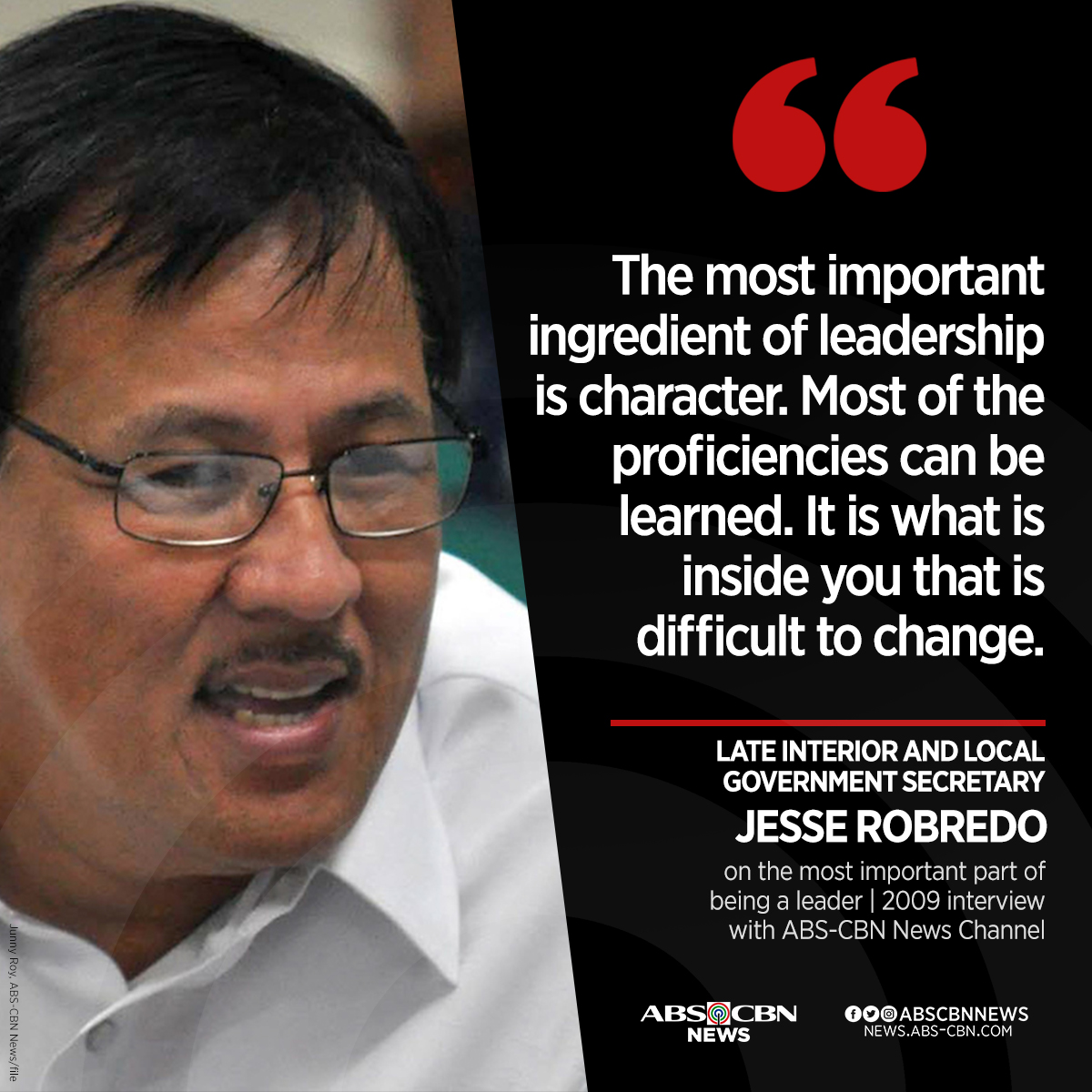 Jesse Robredo Quotes UP Manila Alpha Phi Omega Fraternity Beginning