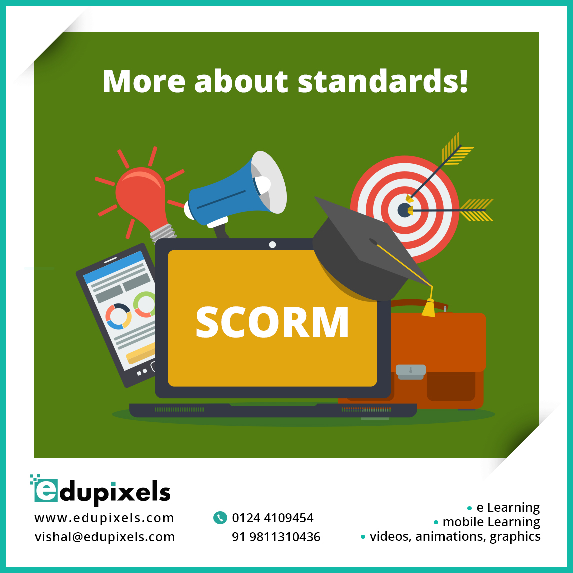 Edupixel on Twitter: "More about standards! Shareable Content Object Reference Model (SCORM) is ...