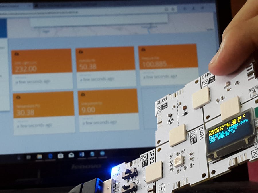 XinaBox on Twitter: "Advanced Weather Station with XinaBox and @ubidots. Get the xChips from RS ...
