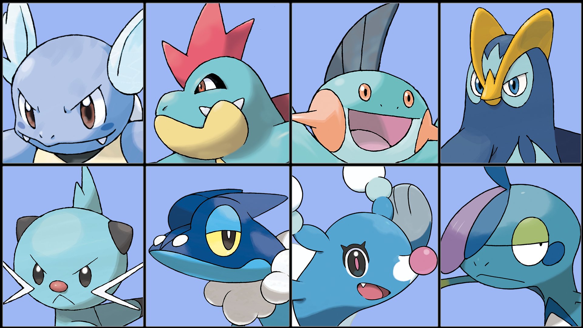 Pokemon All Water Starters