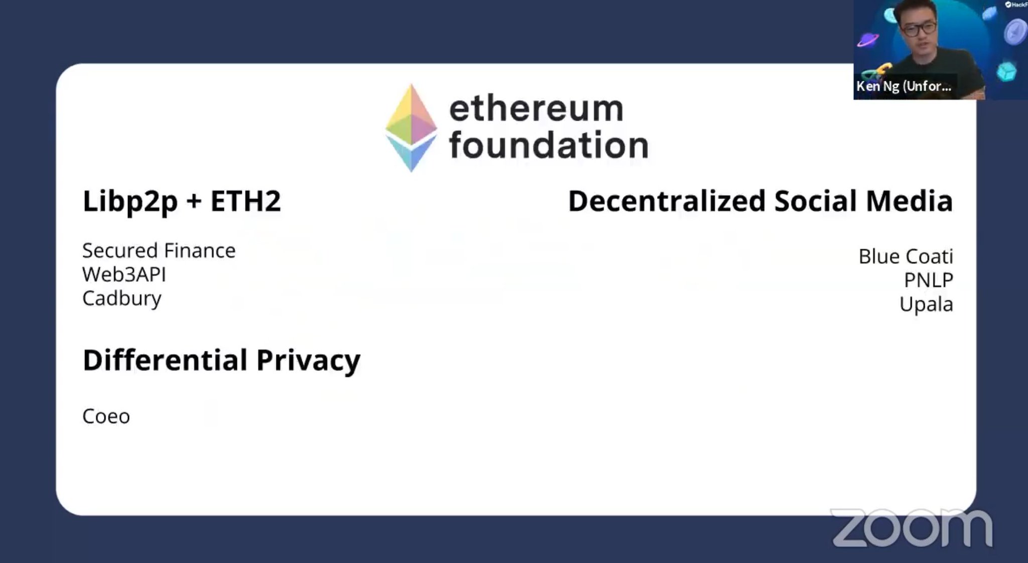 ETHGlobal on Twitter: "Awarding the @ethereum Foundation prize is @nkennethk…