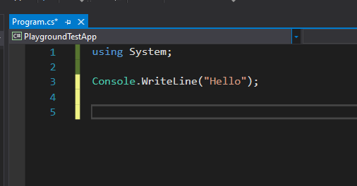 Guy Waldman on Twitter: "Look mom, no main! #csharp9…