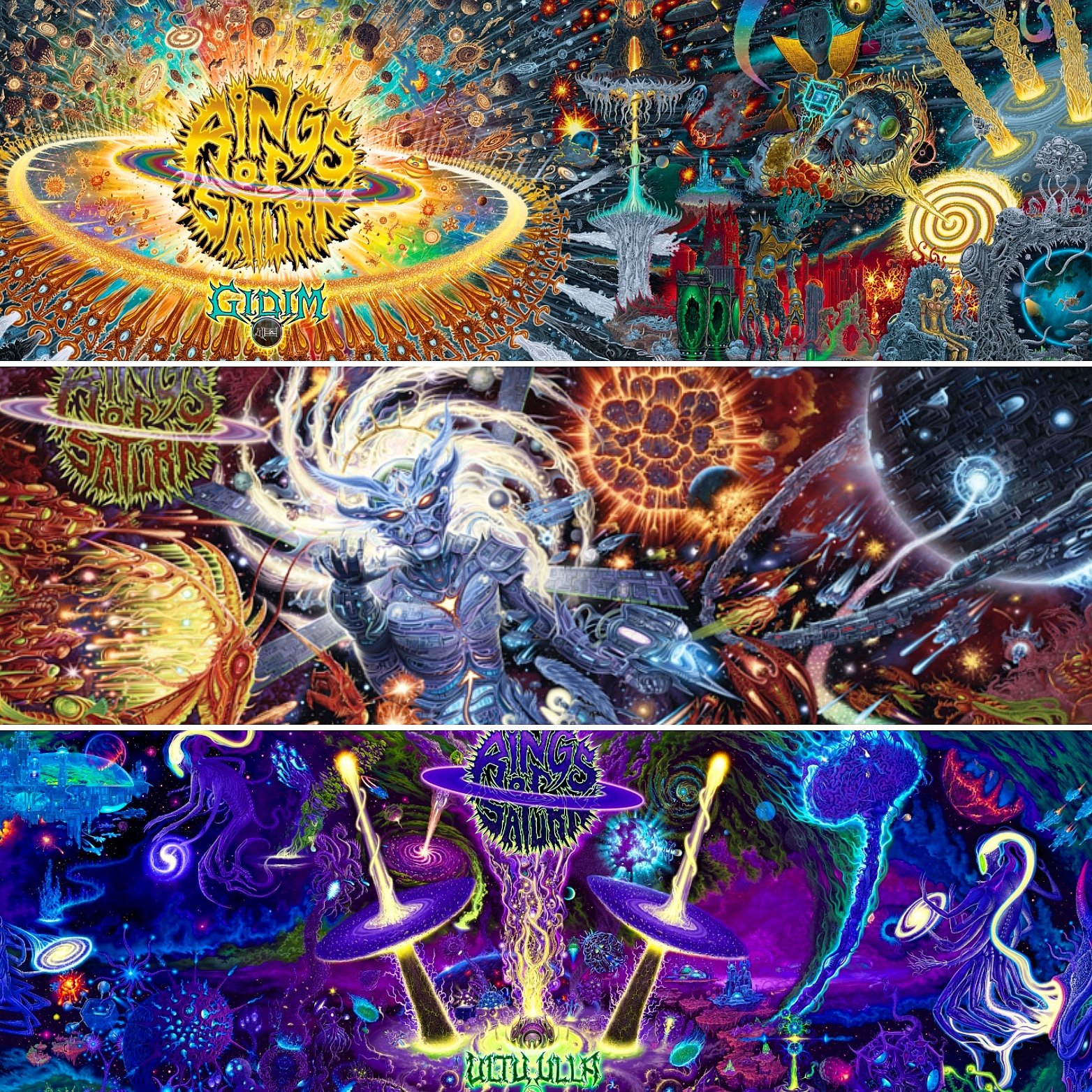 Rings Of Saturn Band Art