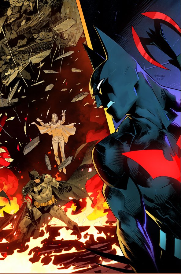 「Batman beyond #49 cover and some rough s」|Dan Moraのイラスト