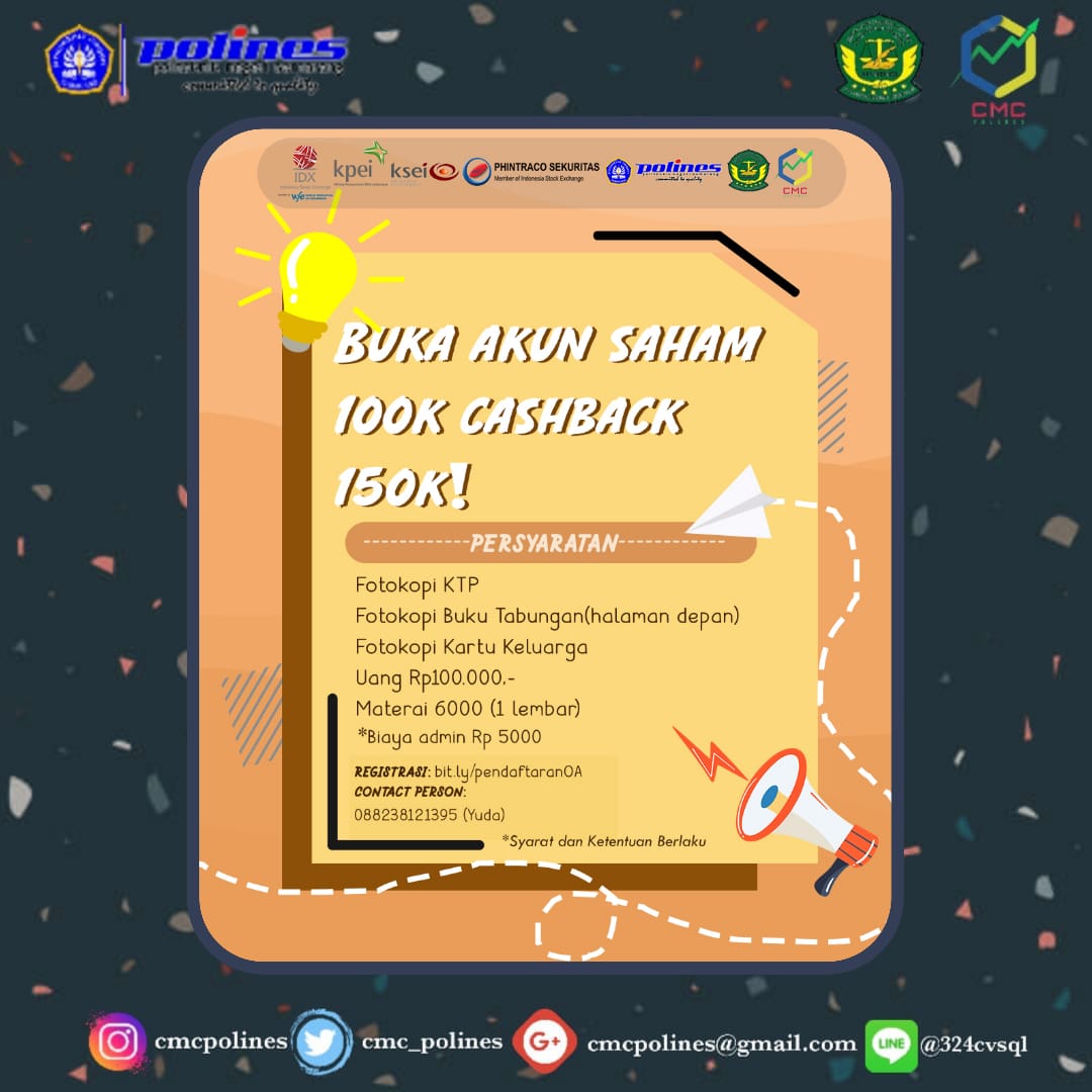 CMC POLINES on Twitter: "Link pendaftaran👇👇 https://t.co/FMqT5VSQYT Lalu konfirmasi ke link di ...