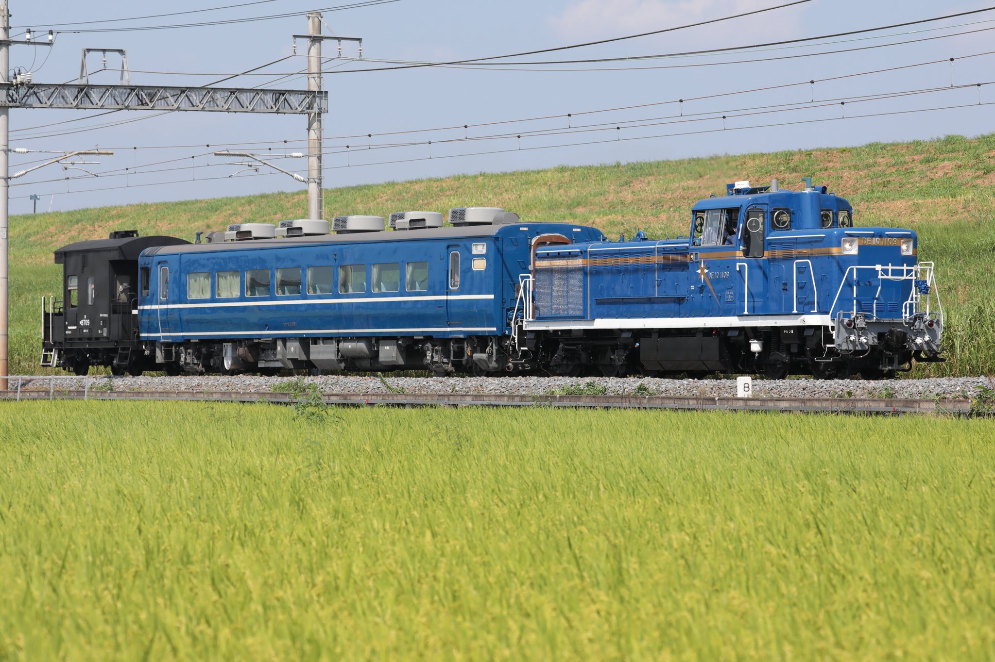 た ら ら ん🎵 on Twitter: "RT @tjpagmdaj: 2020.08.19 臨回5548レ DE10 1109+スハフ14 501+ヨ8709 https://t.co ...