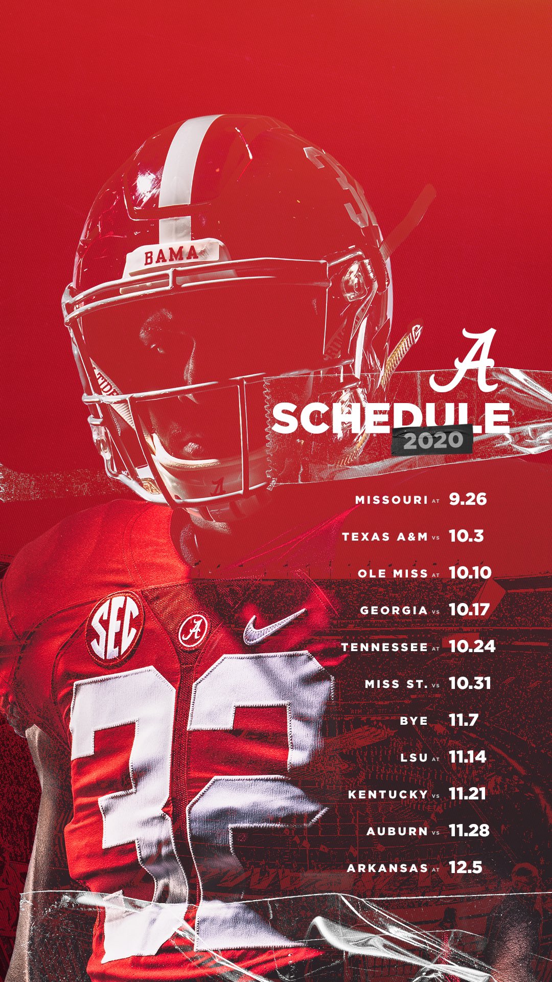 2020 alabama football schedule store