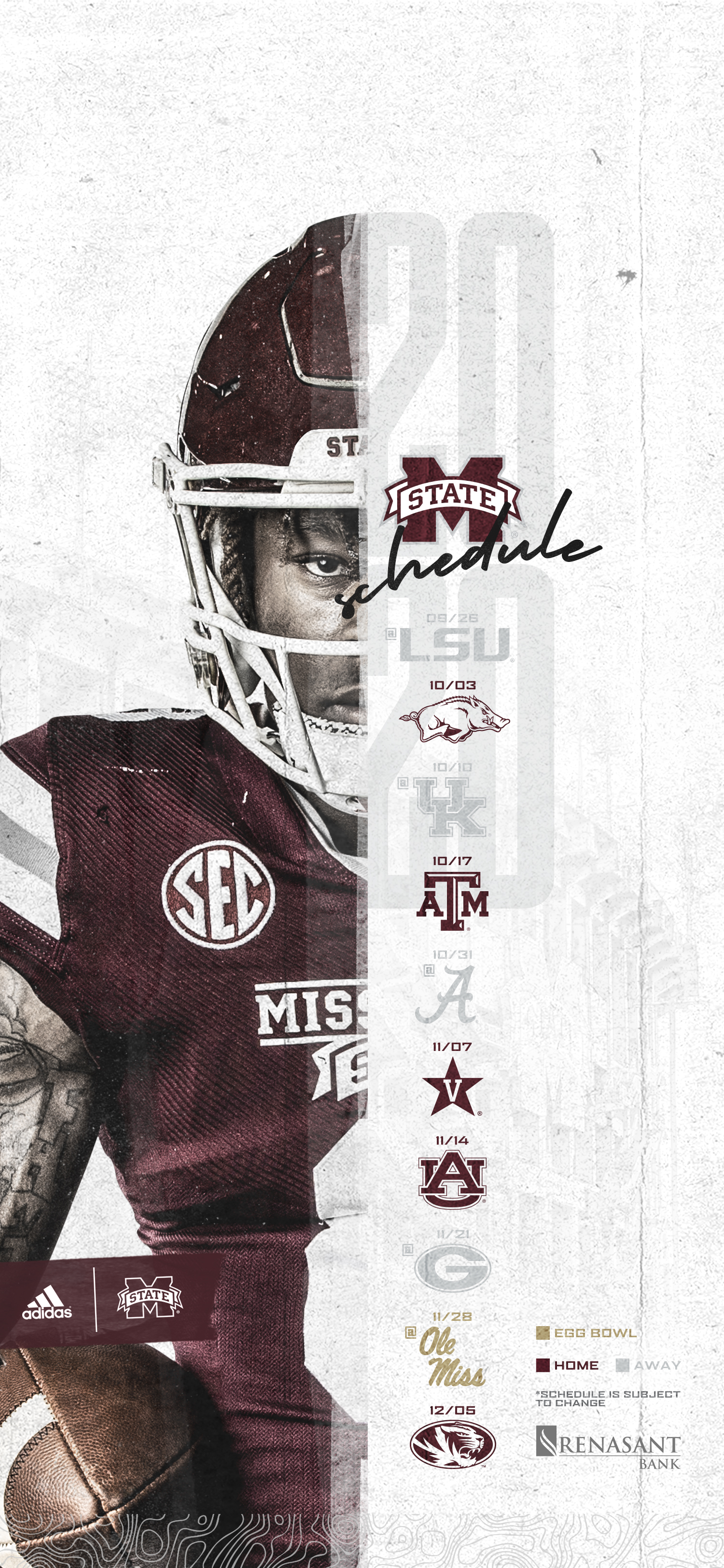 Miss state football schedule 2020 store