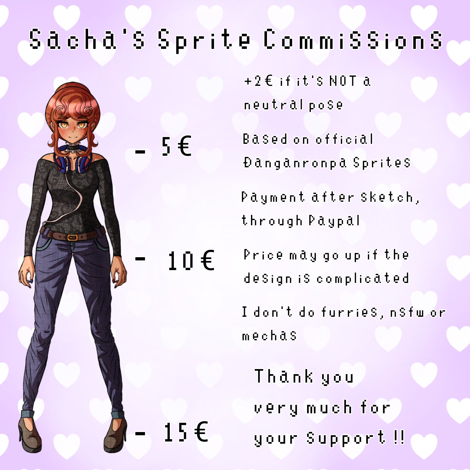 Dangan Ronpa Sprite Base