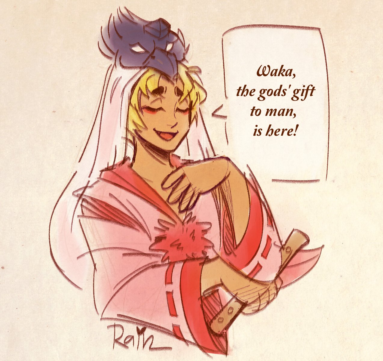 Waka Okami Official Art