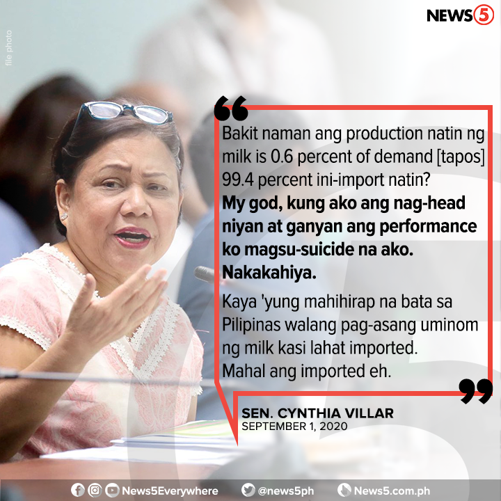 News5 on Twitter: "Naghimutok sa galit si Sen. Cynthia Villar sa isang committee hearing ng ...