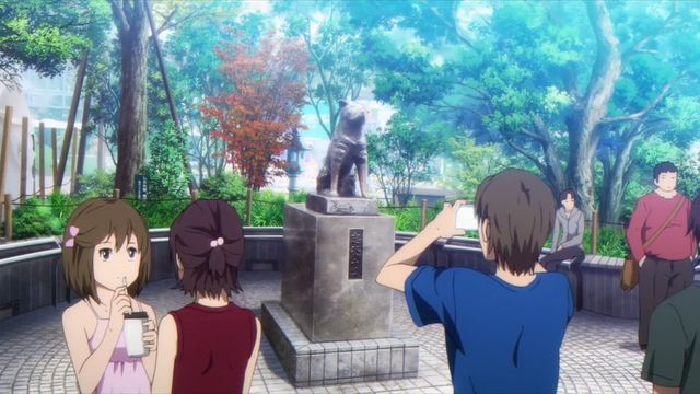 Ruby & Emmeline on Twitter: "最近のアニメの忠犬ハチ公像（渋谷駅ハチ公口）追加 ①すばらしきこのせかい(2021) 1話 ②東京リベンジャーズ(2021) 1話 ...