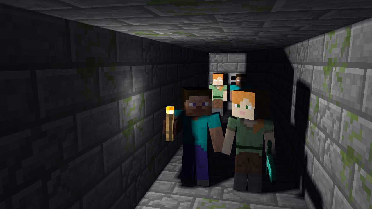 Minecraft Herobrine Cave