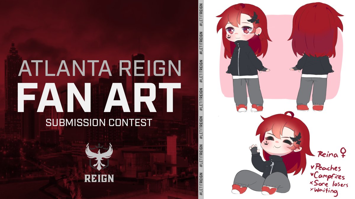ATLANTA REIGN FAN ART CONTEST!! : r/AtlantaReign