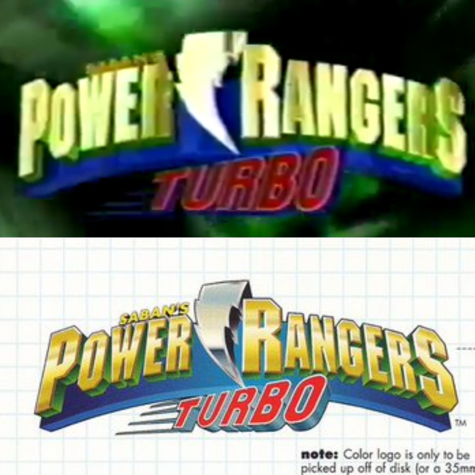 Power Rangers Turbo Logo Power Rangers Turbo Threezero FigZero 1/6