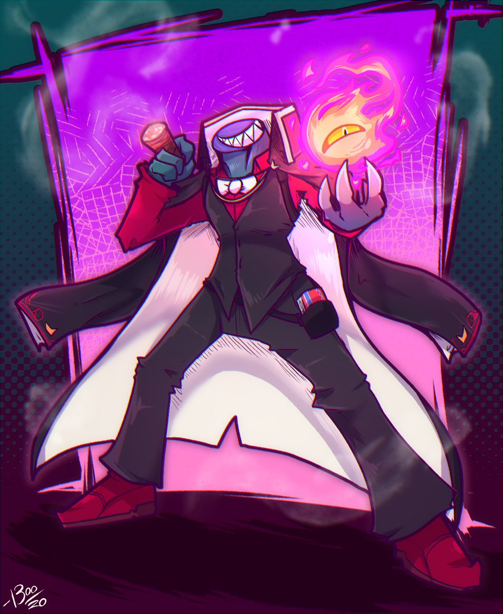 「A Dullahan Dude Headless, yet Horseless」|Boo Rad13y 👉 MAGFESTのイラスト