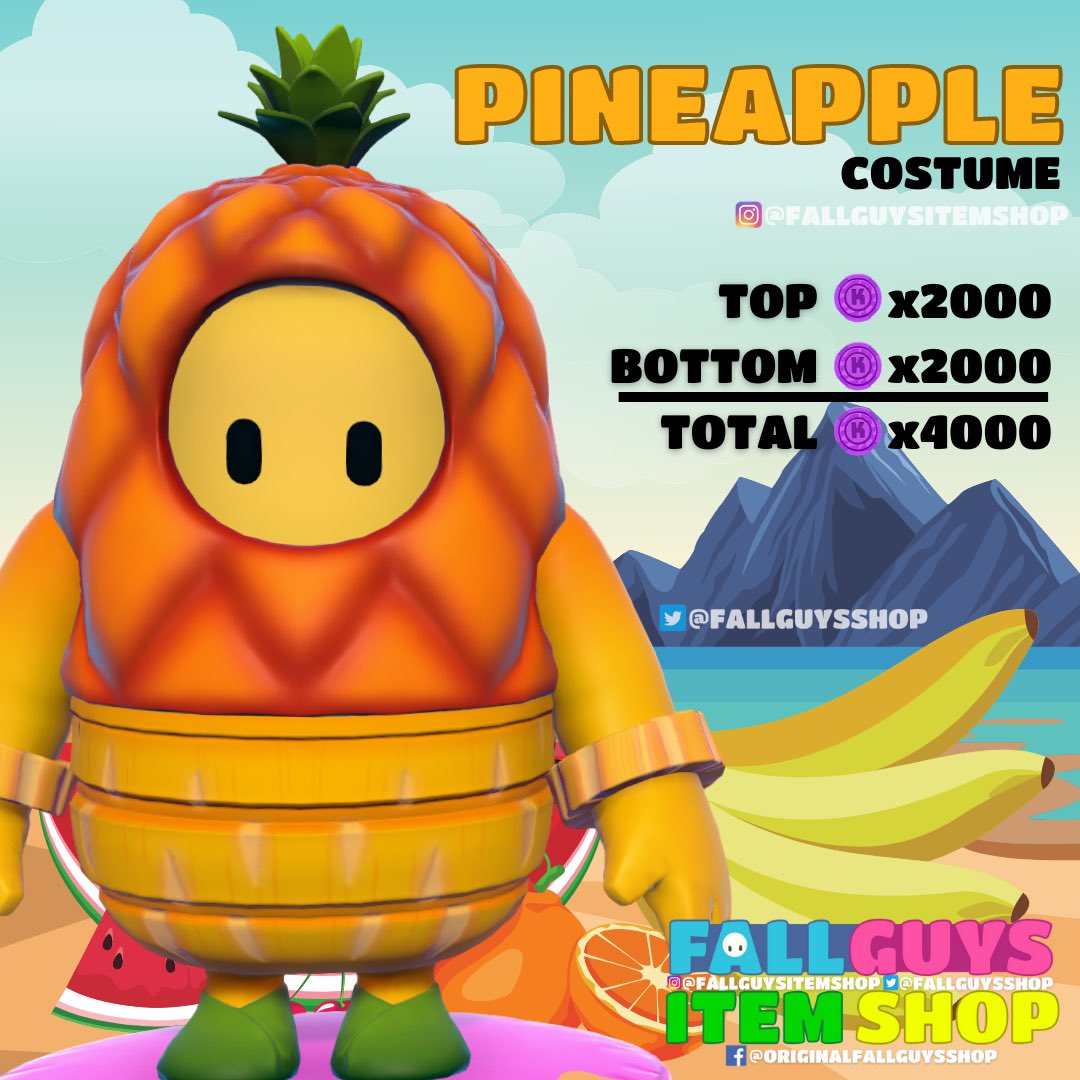 Miniature Toys Toys & Games Fall Guys Pineapple Desk Model etna.com.pe