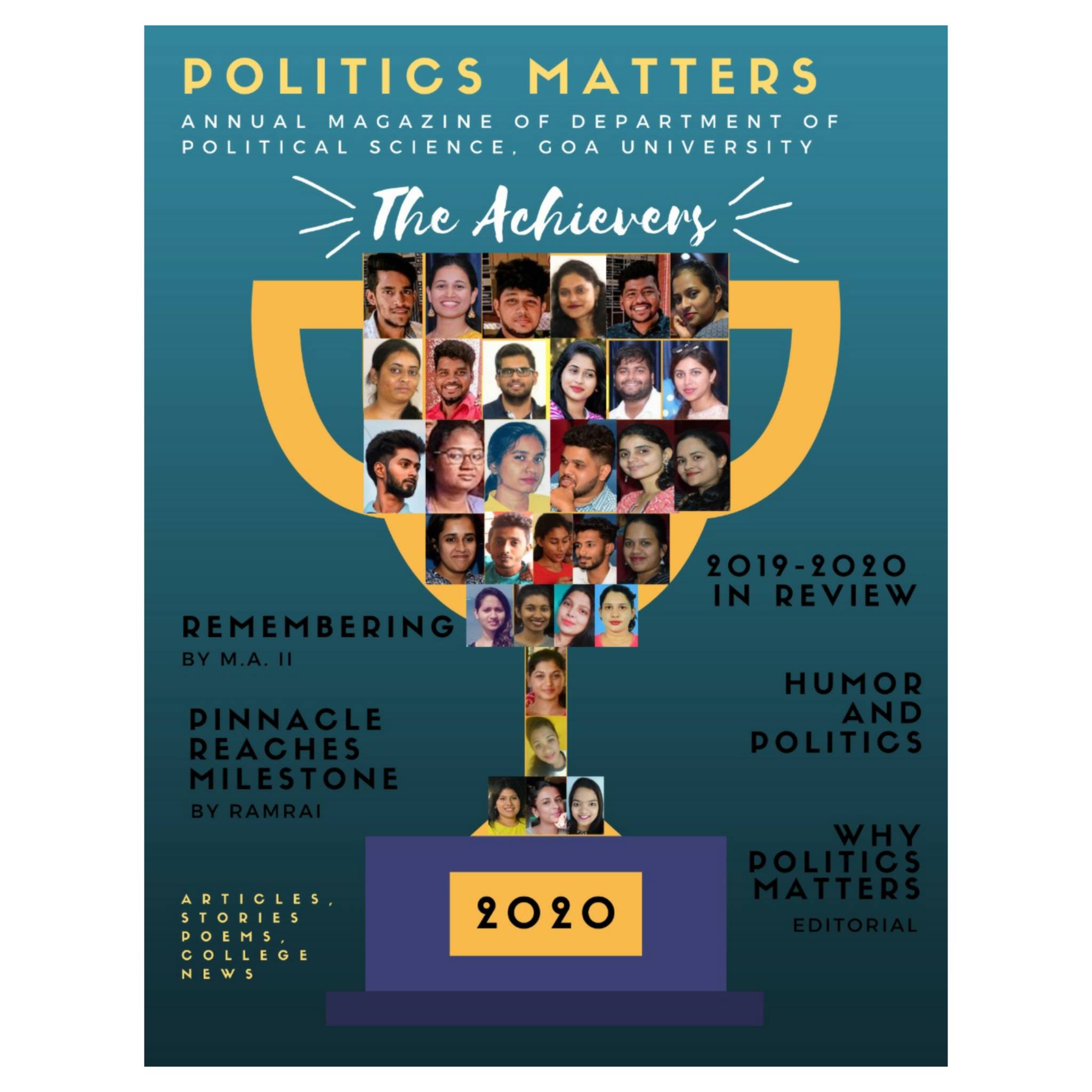 College Magazine Cover Design