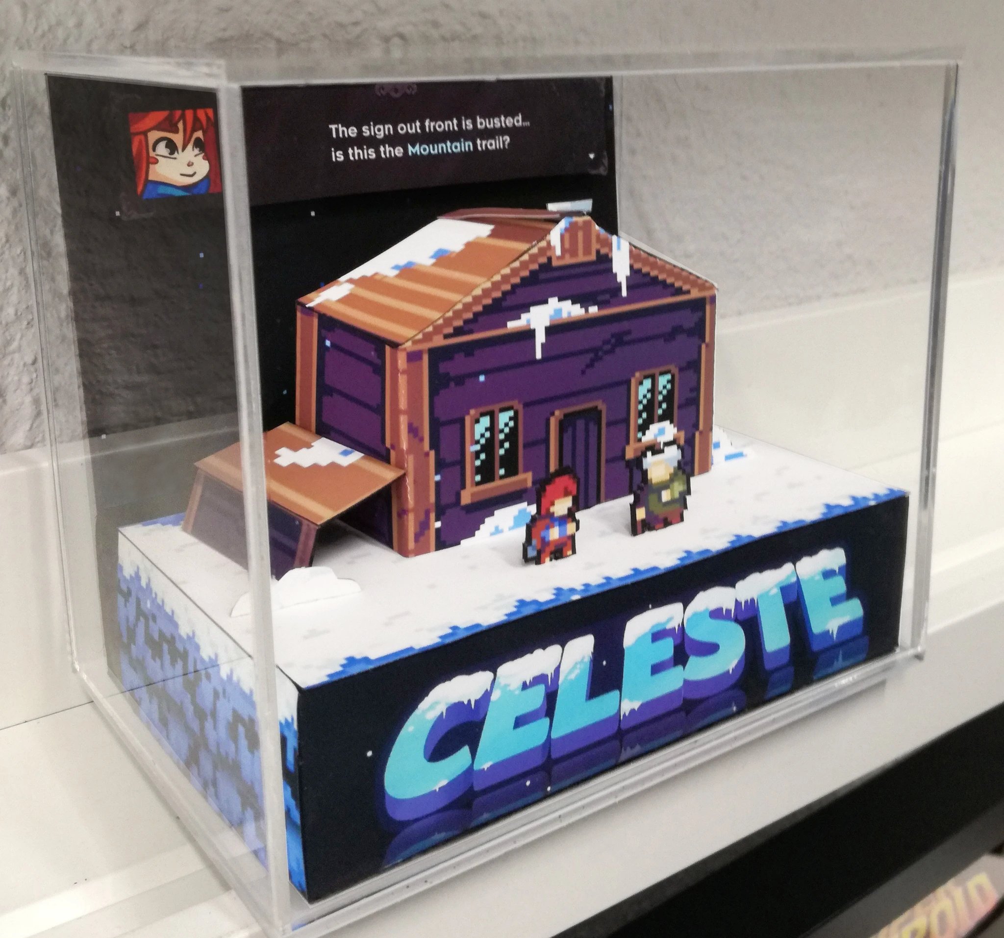 Extremely OK Games on Twitter: "THIS #CELESTE DIORAMA IS SO CUTEEEE 💖😭😭 Thanks, Javier!! https ...