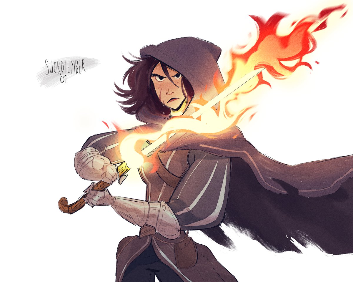 「doing @faith_schaffer 's #Swordtember #s」|tori ☀️のイラスト