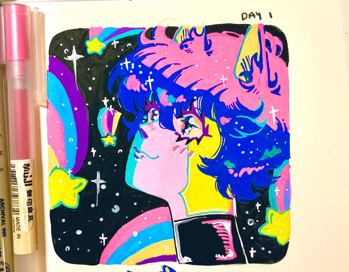 「First time in a while using my poscas an」|🎃sarah🎃 @MegaCon Dublin D5 ଘ ...