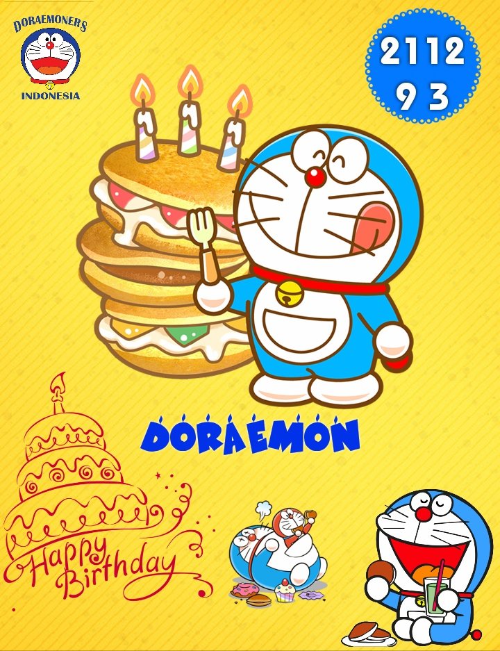 Doraemon Birthday Card