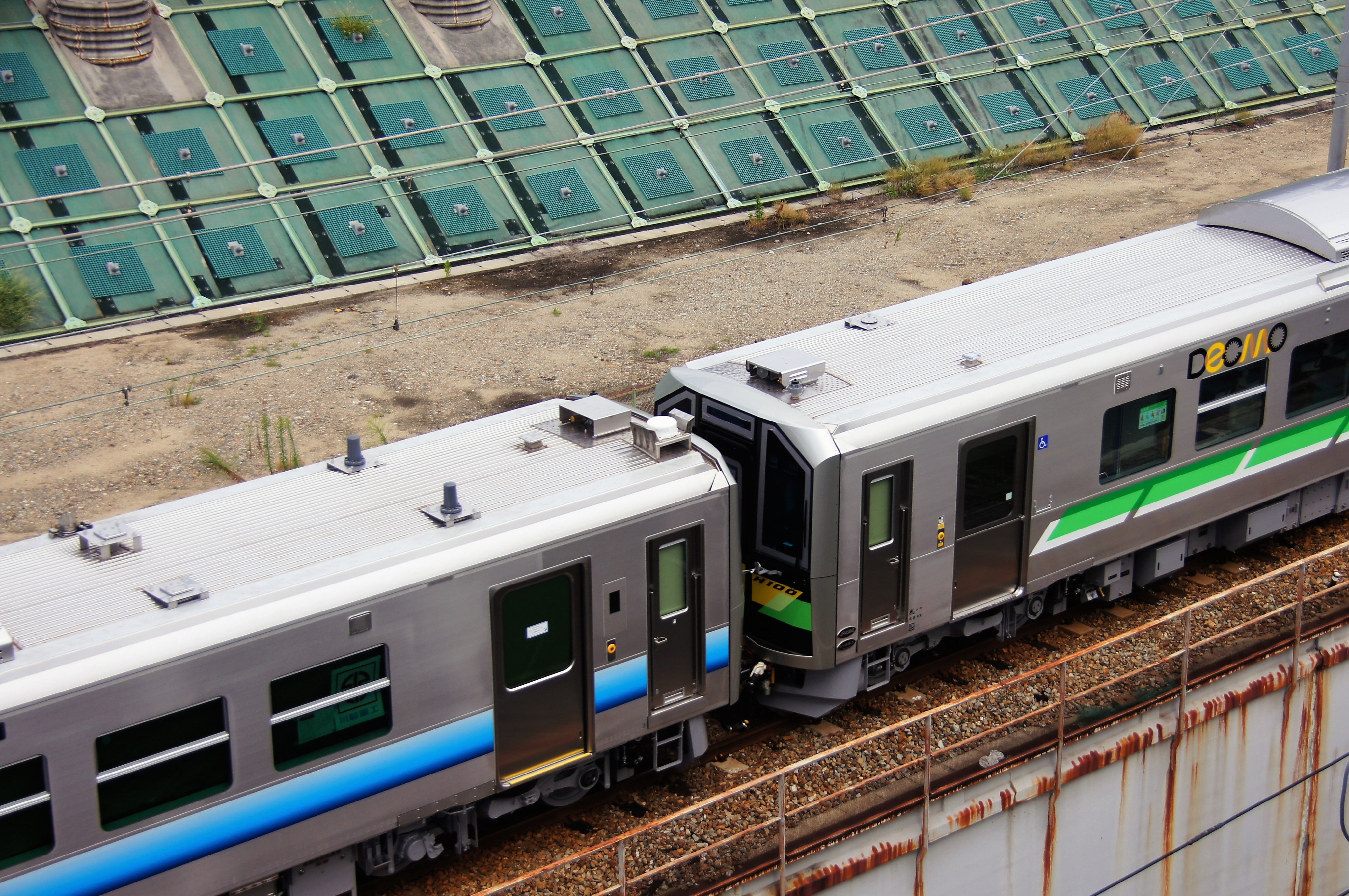 H100形・GV-E400系 甲種輸送 / Twitter