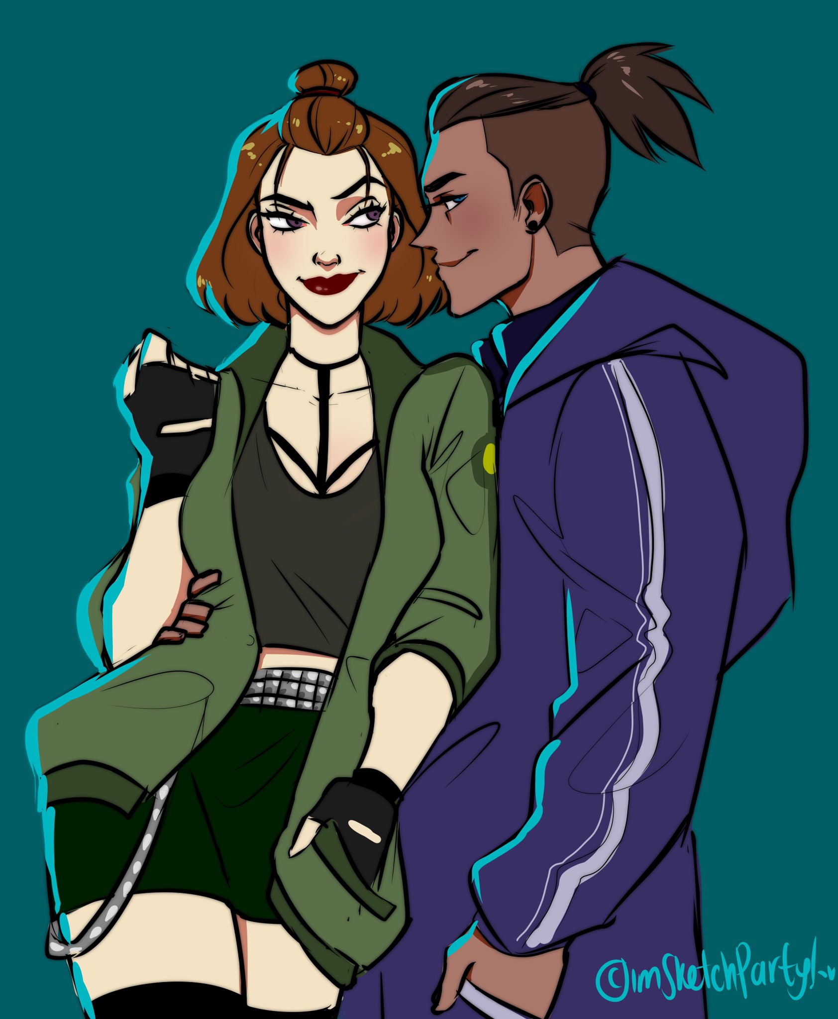 Sokka And Suki Fan Art