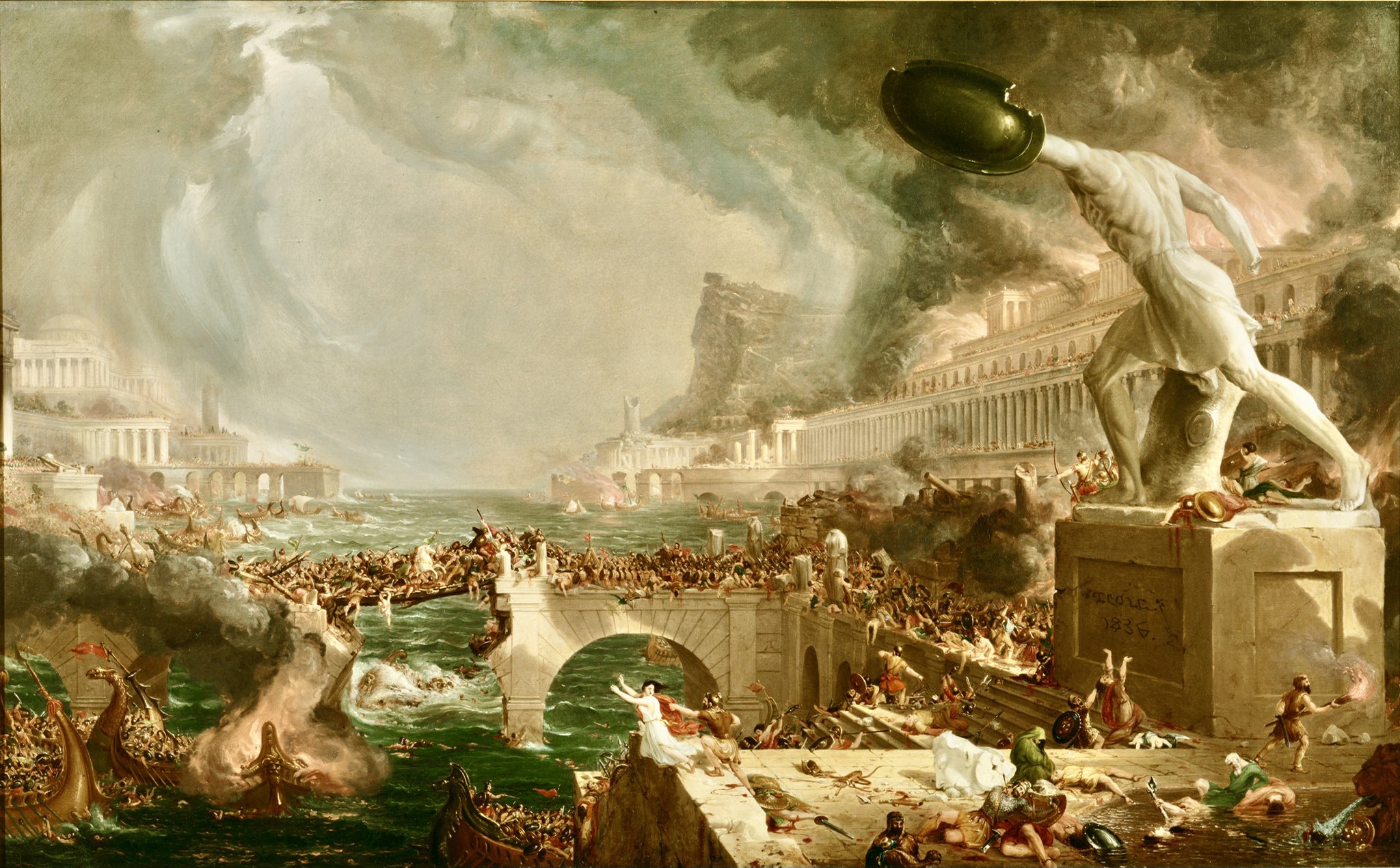 Thomas Cole The Course Of Empire Consummation