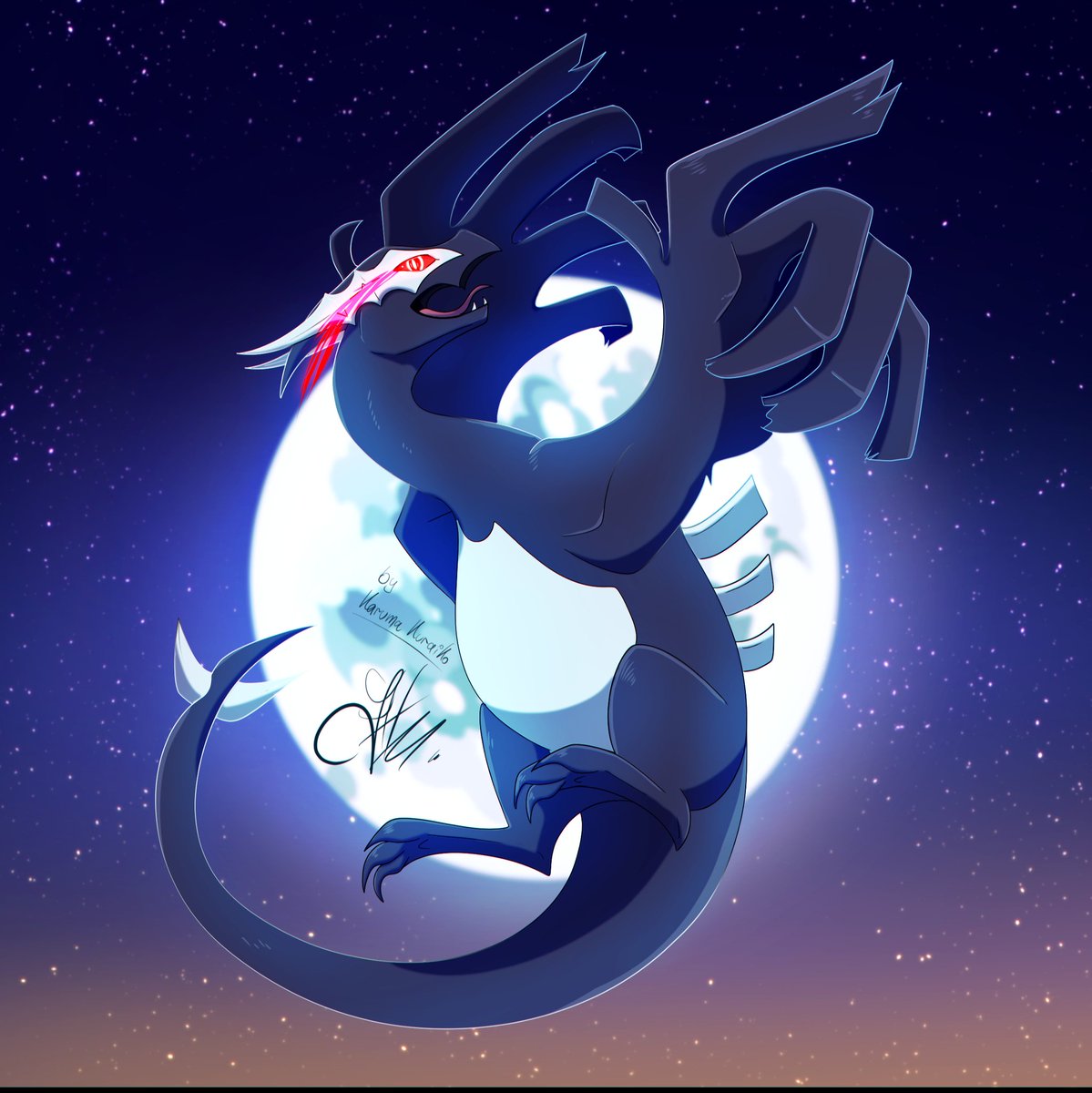 Shadow Lugia Art