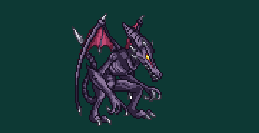 Ridley Super Metroid Sprite