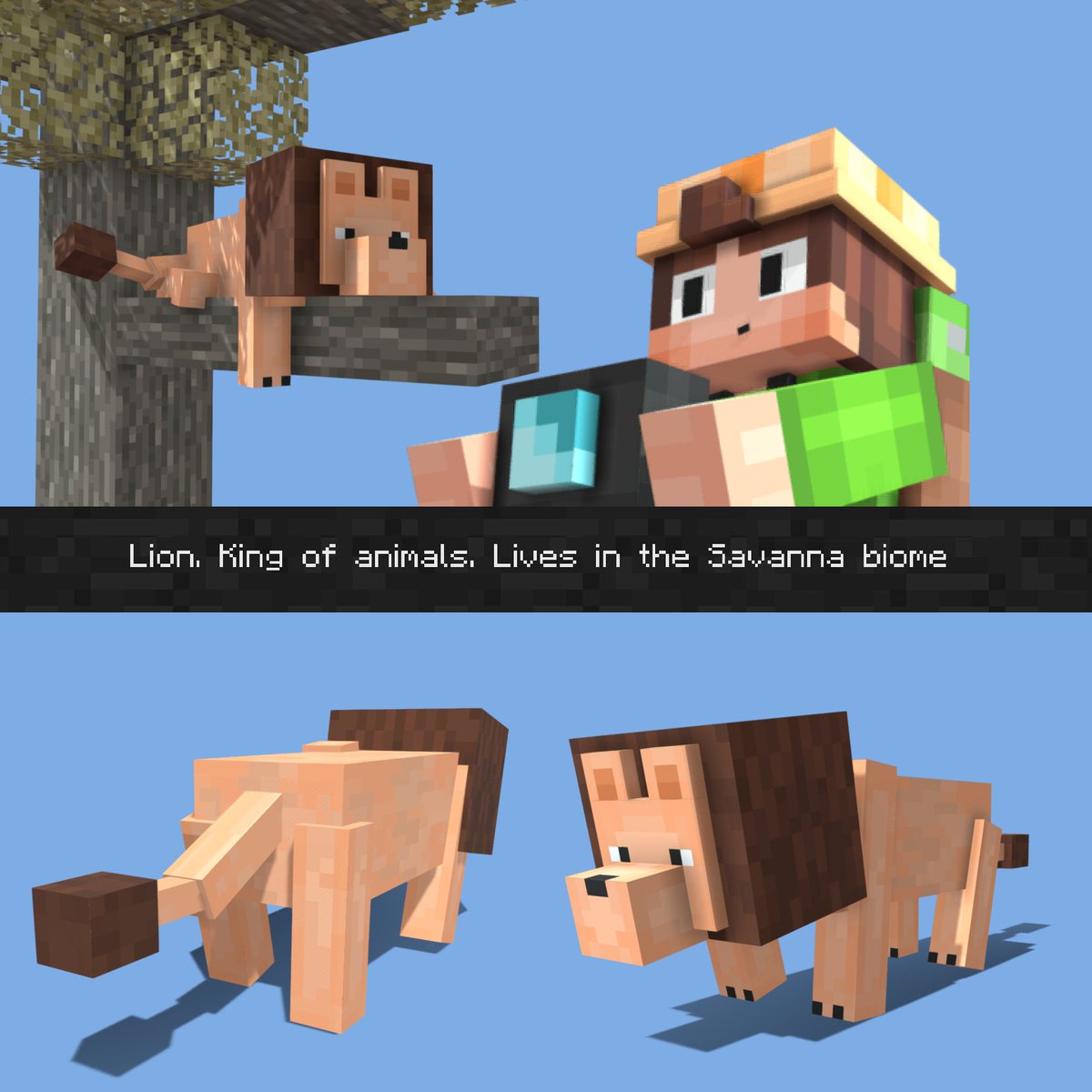 Minecraft Lion