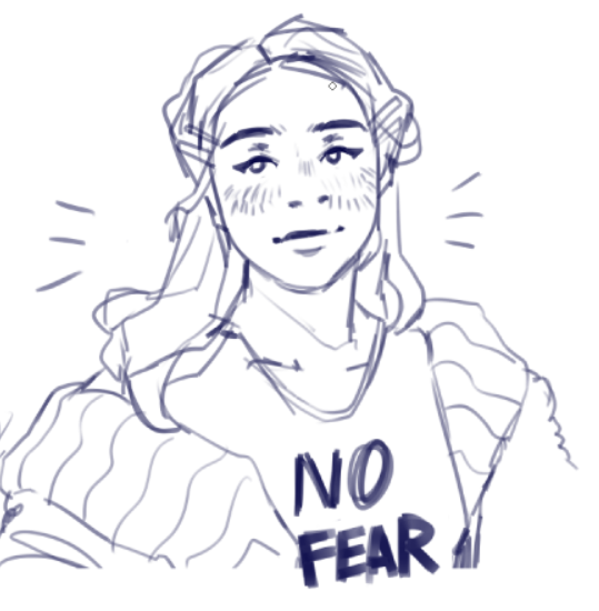 「Georgie Barker with a "No fear" shirt is my new reason to li」Noahの漫画