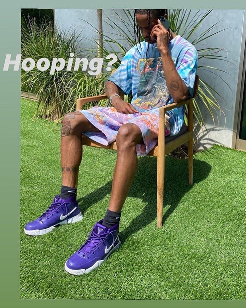 Complex on Twitter: "RT @ComplexSneakers: .@trvisXX ready to hoop in “F&F” UNDFTD x Kobe 1s ...