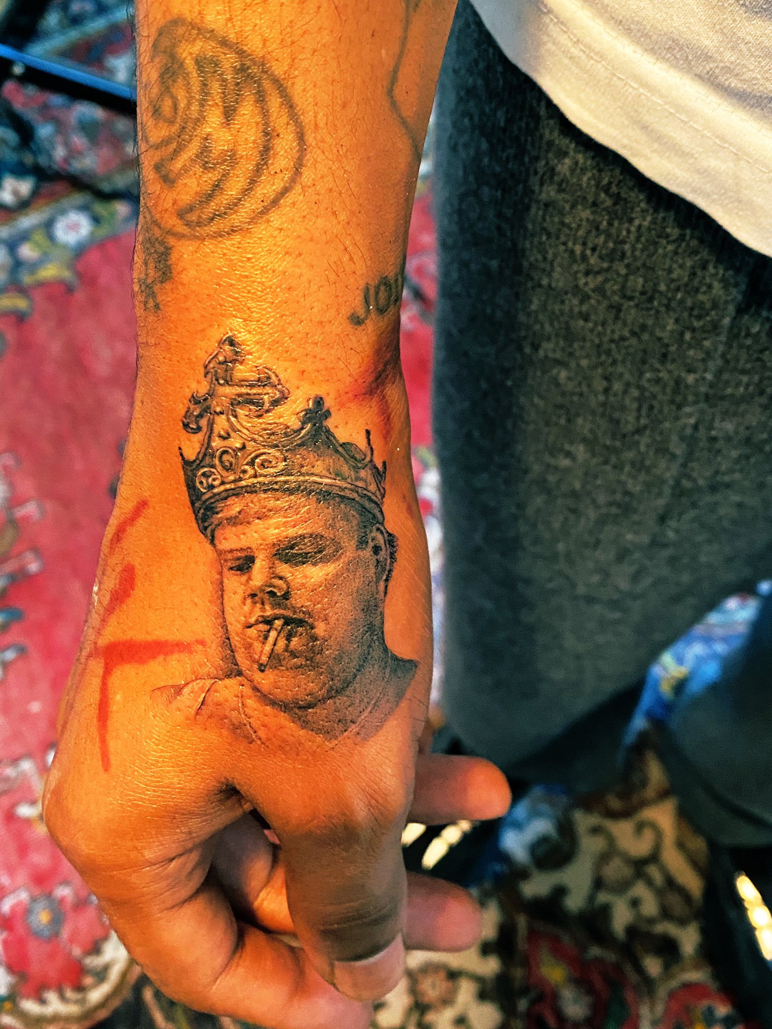 Kid Cudi Hand Tattoos